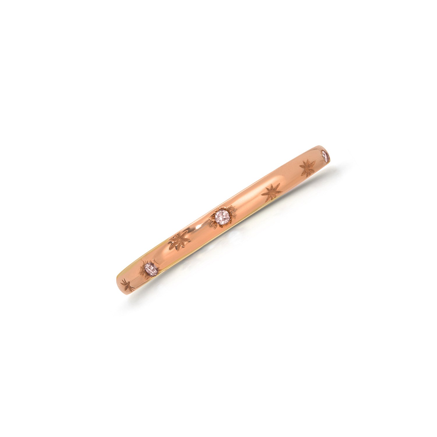 Pink Diamond Rose Gold Cosmos Band