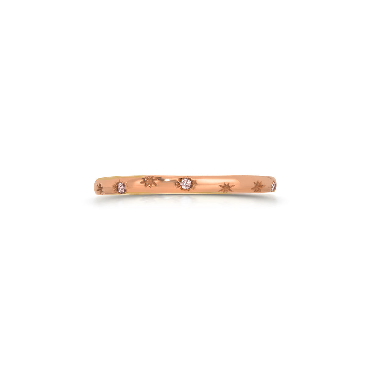 Pink Diamond Rose Gold Cosmos Band