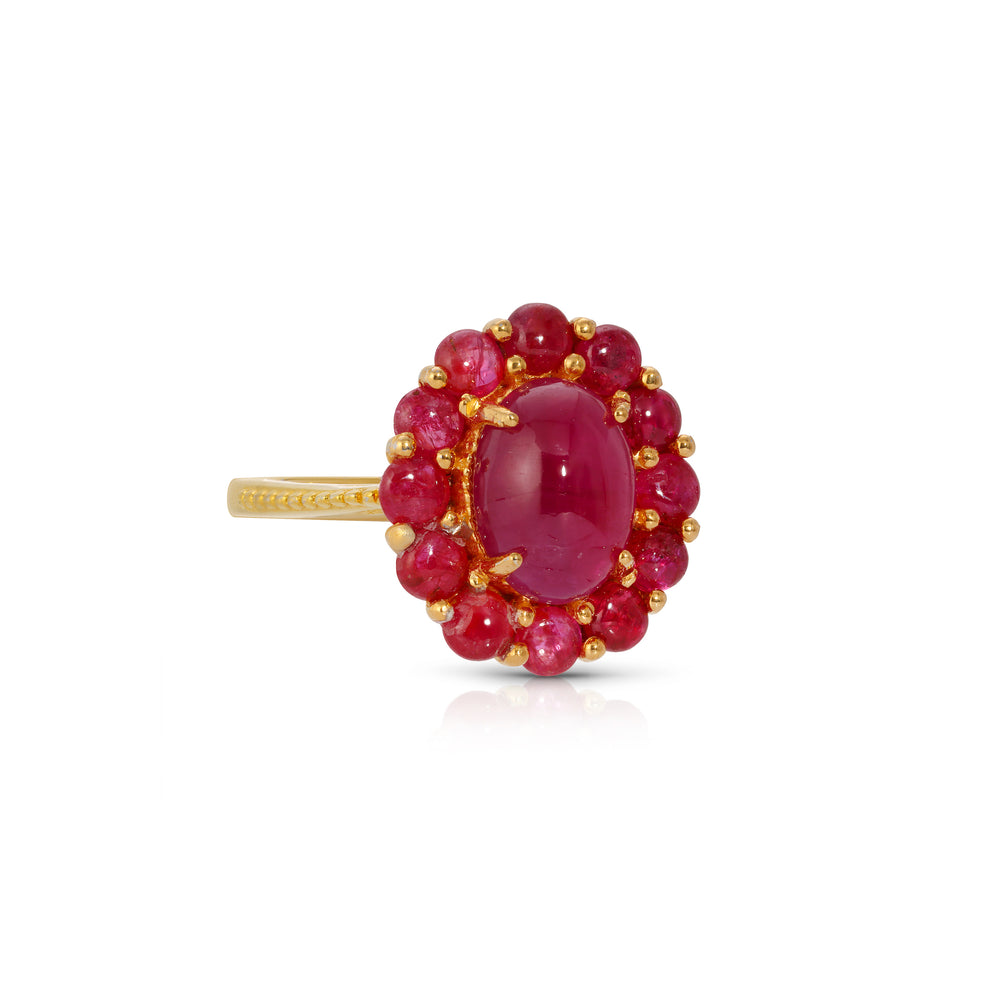 Ruby Cluster Ring